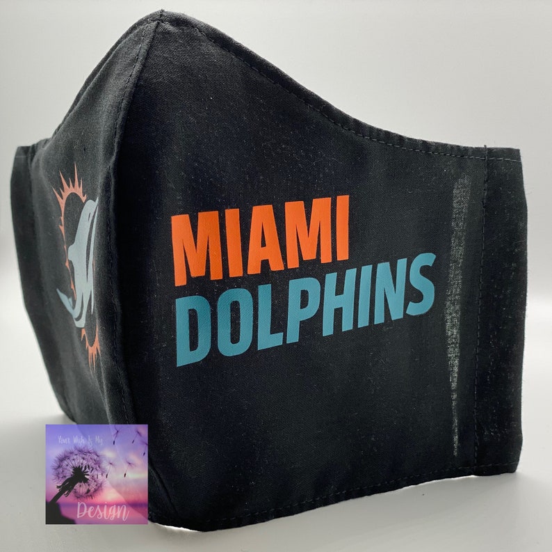 Miami Dolphins Mask/cloth Face Coverings | Etsy