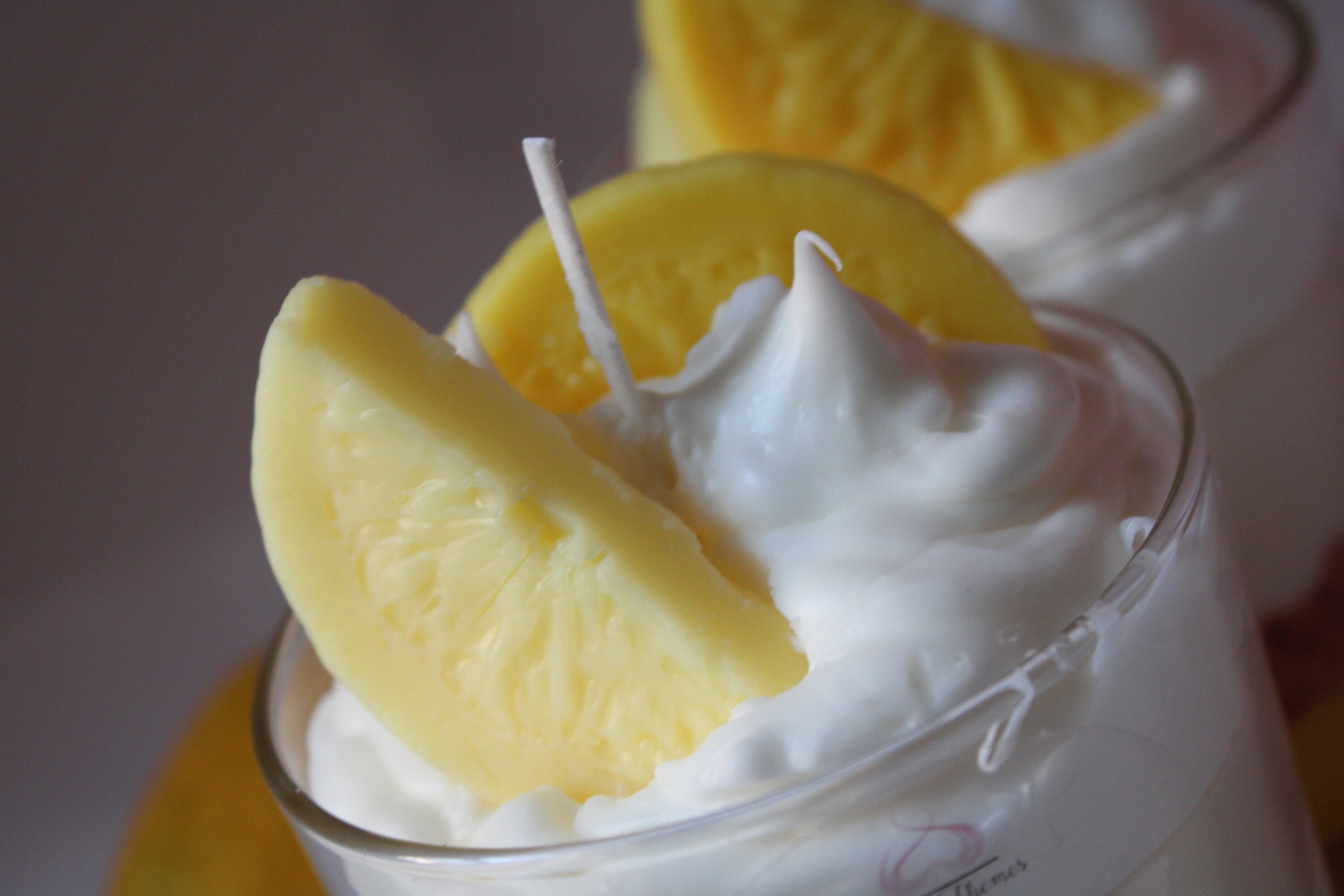 Lemon Meringue Scented Soy Wax Candle: Dessert Parfait Candle - Etsy