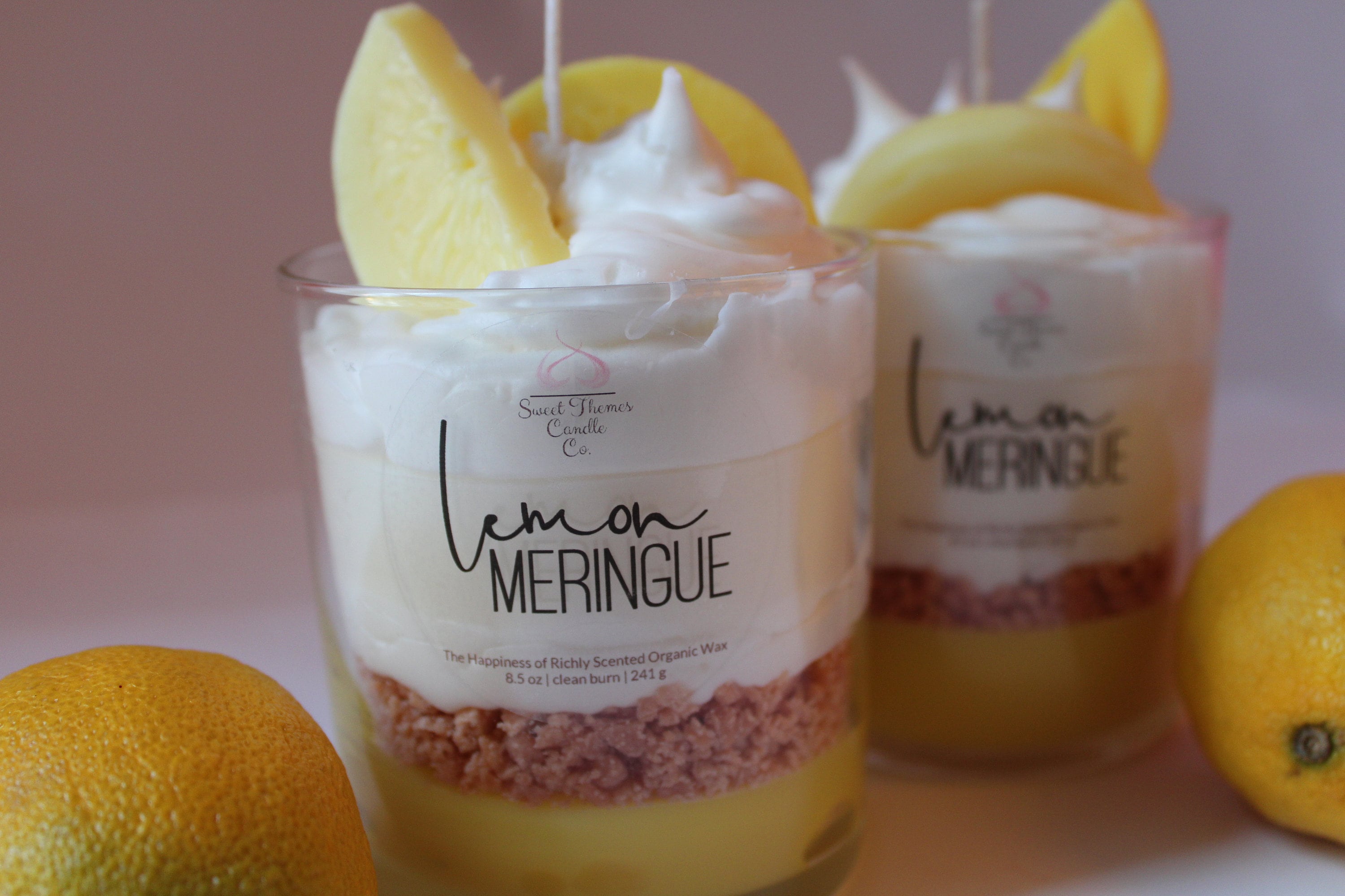 Lemon Meringue Scented Soy Wax Candle: Dessert Parfait Candle - Etsy