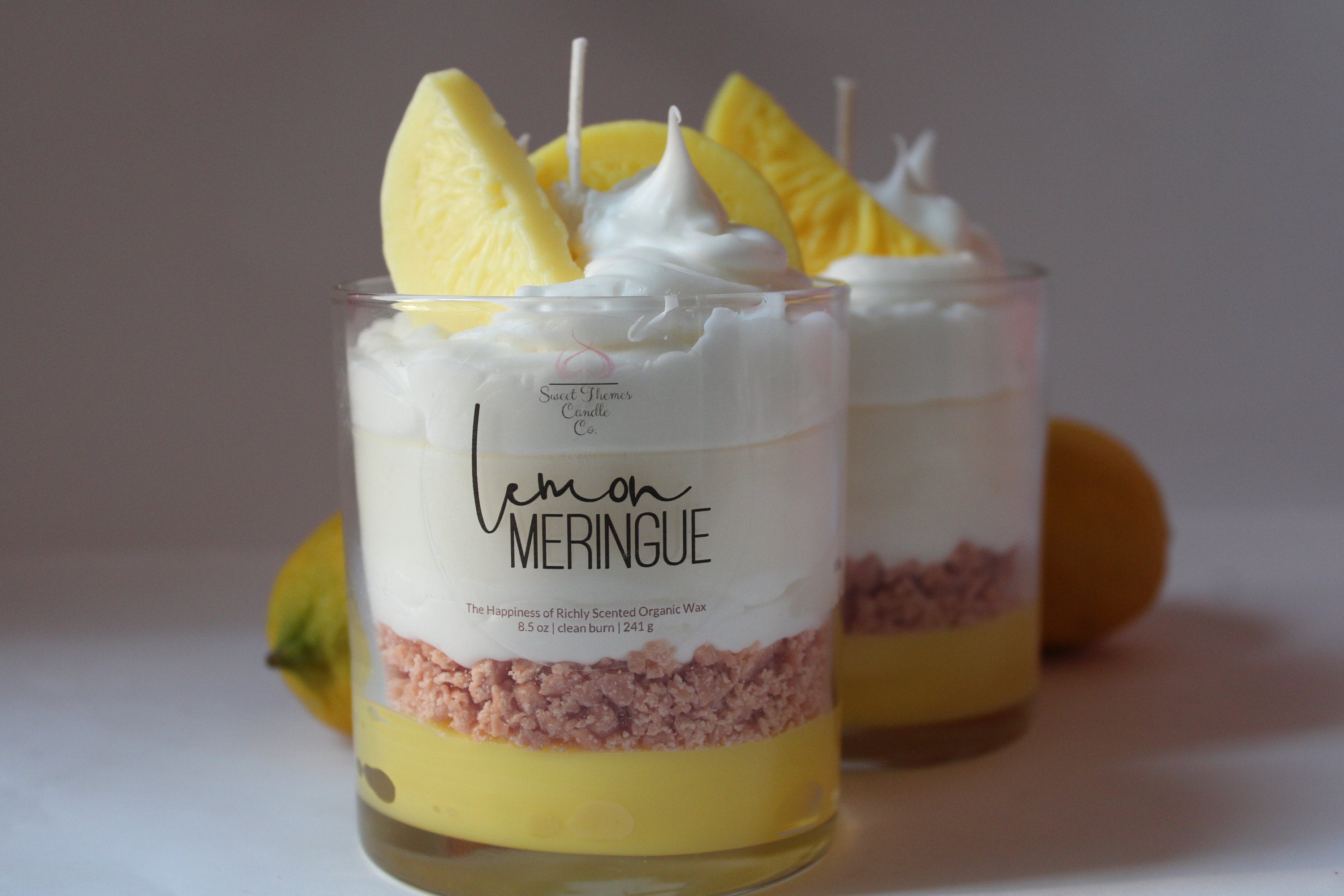 Lemon Meringue Scented Soy Wax Candle: Dessert Parfait Candle - Etsy