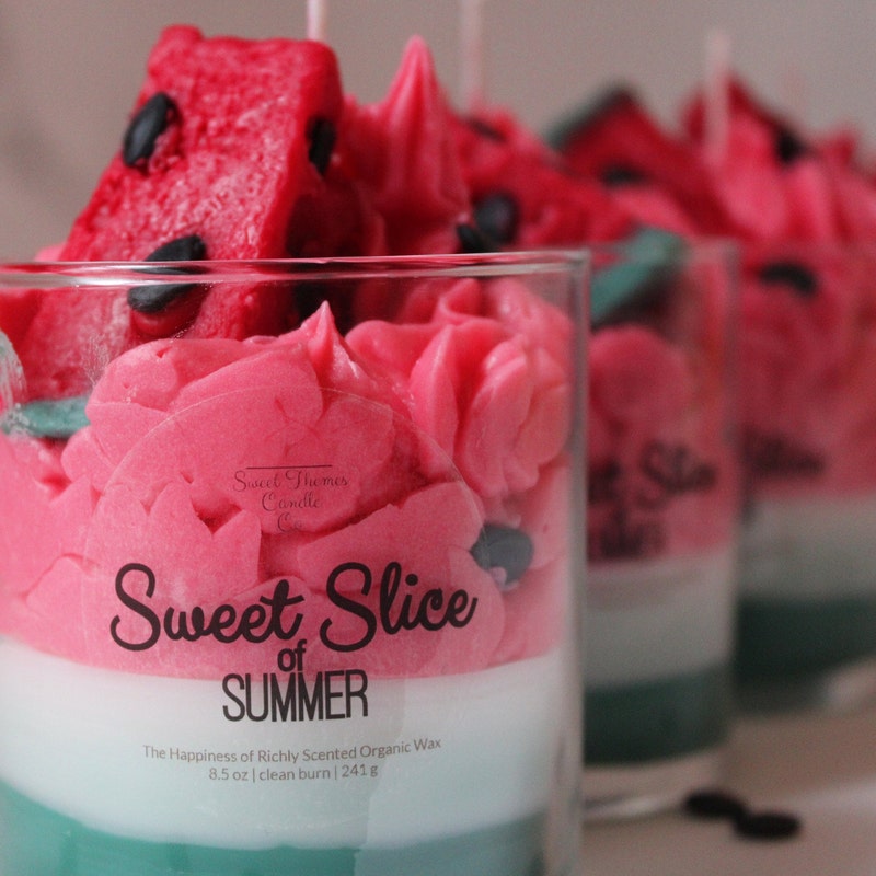 Watermelon Candle - Etsy