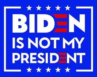 Not My President Sign | Etsy