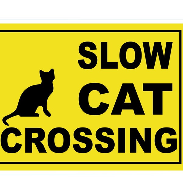 Cat Crossing - Etsy