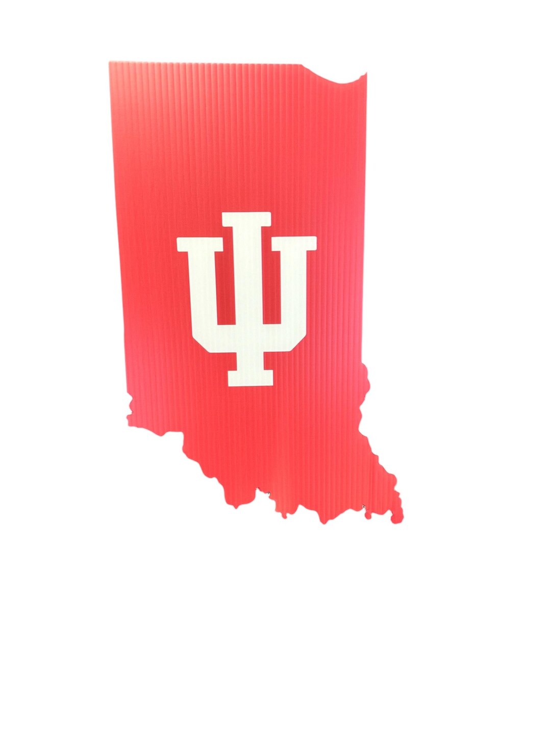 Indiana Shaped Garden Sign With Stake - Fast Free Shipping! - Indoor ...