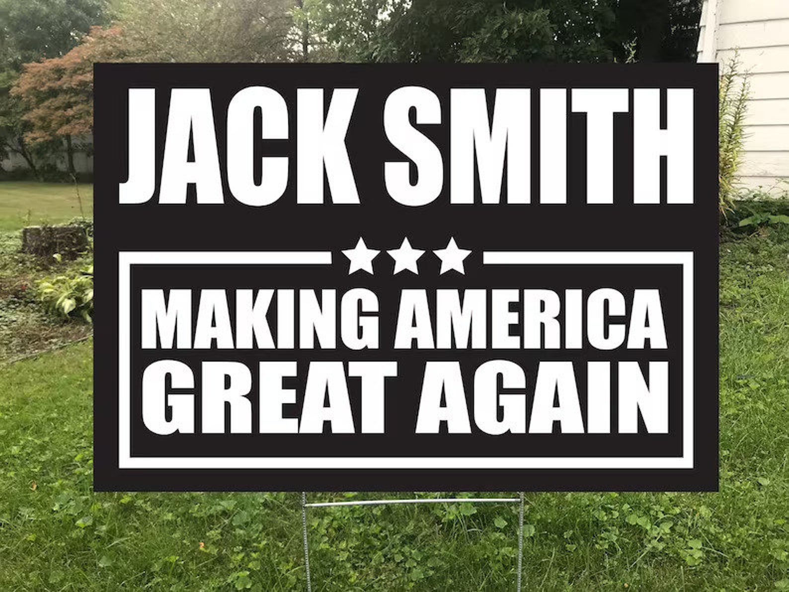 Jack Smith MAGA Yard Sign 18x24 With Stake Fast Free - Etsy