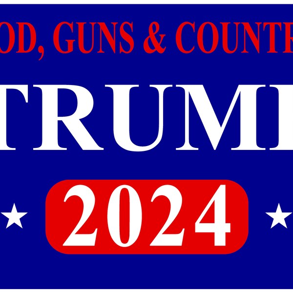 Trump 2024 Yard Sign - Etsy