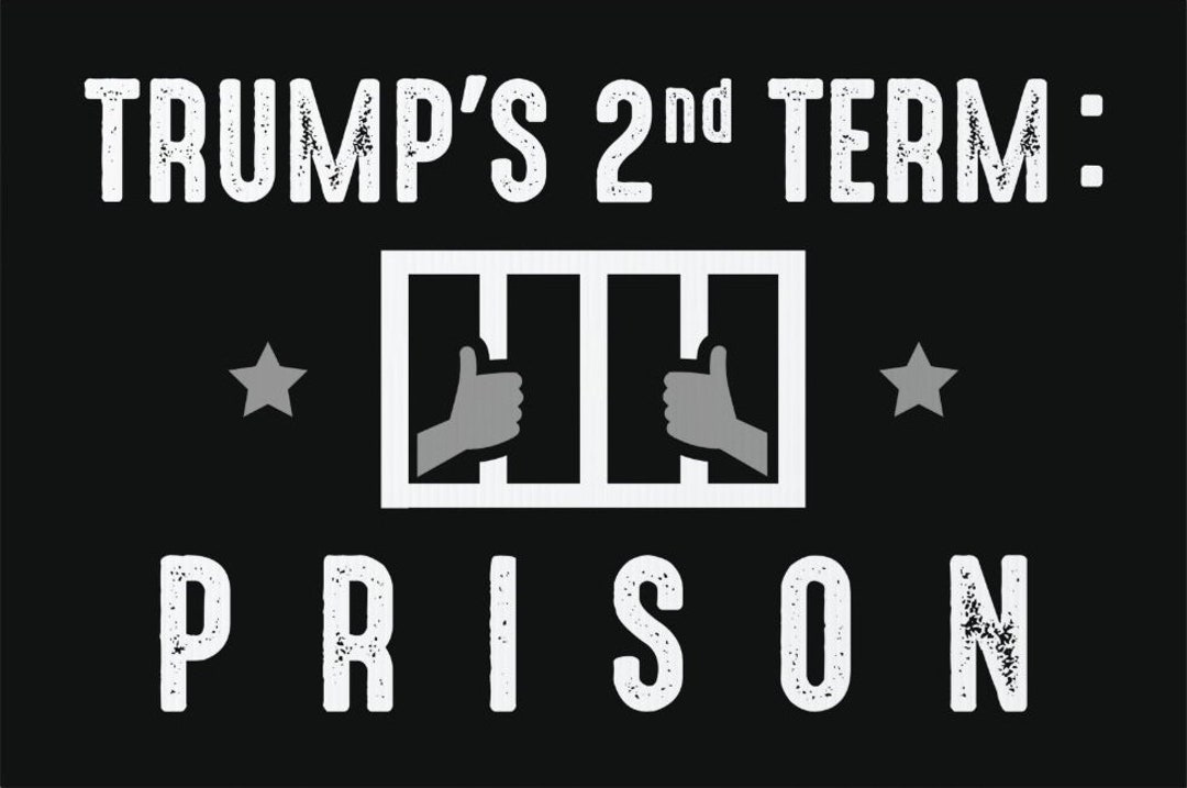 Trump 2nd Term Anti-trump Yard Sign - 18x24" With Stake - Fast Free ...