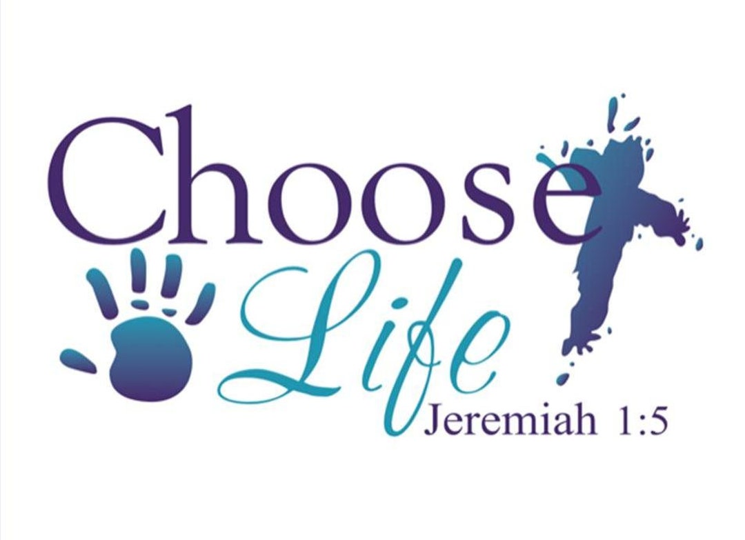 Choose Life Jeremiah 1:5 Yard Sign - 18x24" With Stake - Fast Free ...