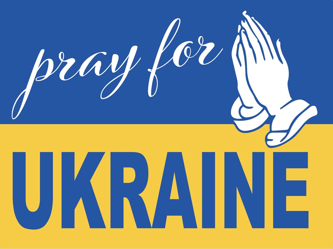 Pro-ukraine Anti-war Yard Sign - 18x24" With Stake - Fast Free Shipping ...