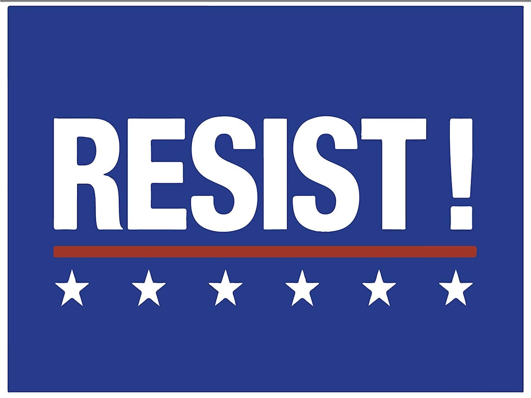 Resist Yard Sign 18x24 With Stake Fast Free Shipping - Etsy