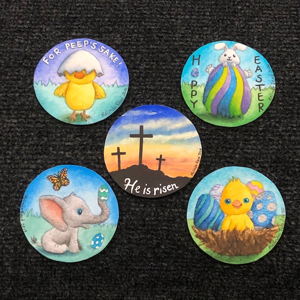 Easter Egg Magnets - Etsy