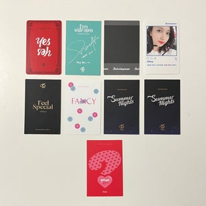 Twice OFFICIAL MINA Photocards Kpop Album Pc - Etsy