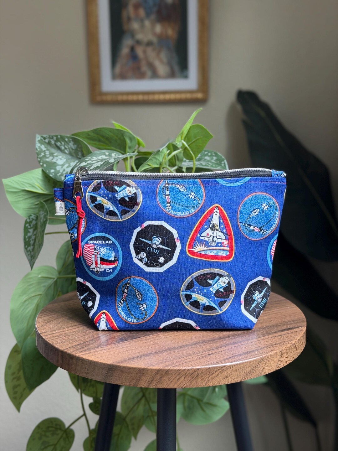 NASA Space Themed Zipped Pouch, Makeup Bag, Travel, Organization - Etsy