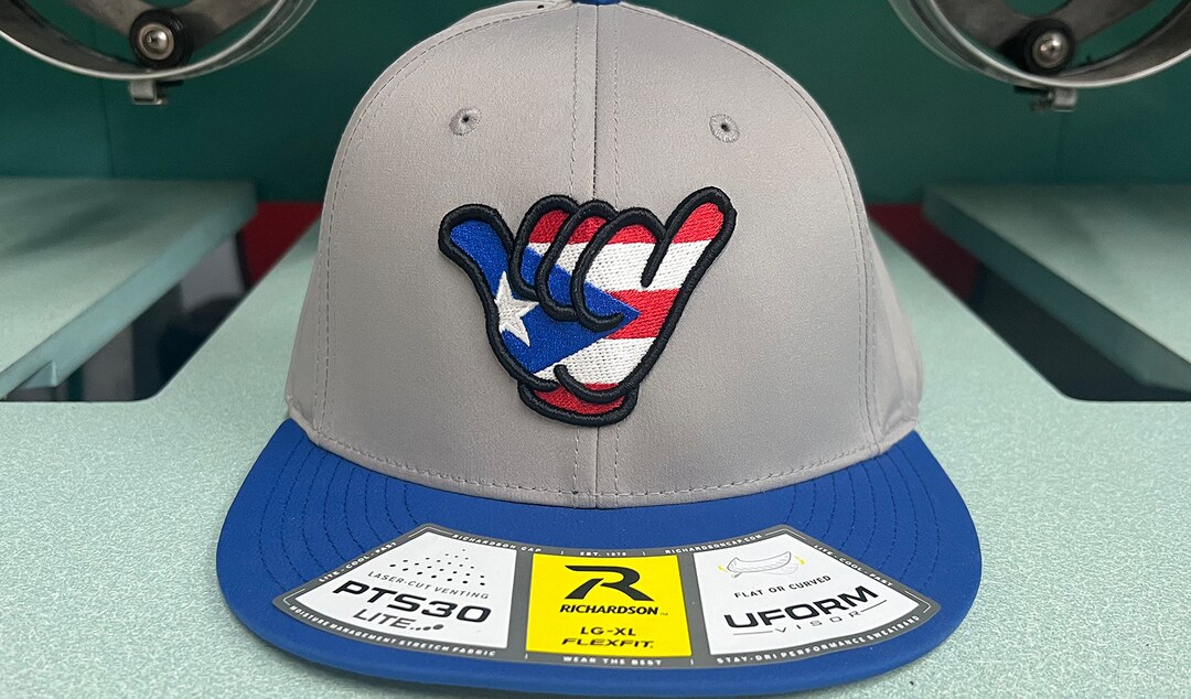Puerto Rico Flag Hang Loose Hat - Richardson PTS30 Hat - Etsy