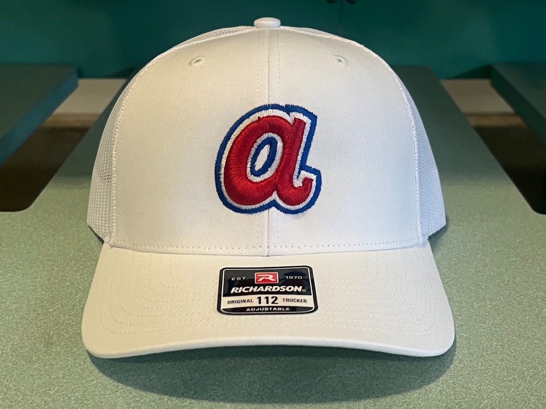 Atlanta Braves Lowercase a 3d PUFF - Richardson 112 Snapback Solid ...