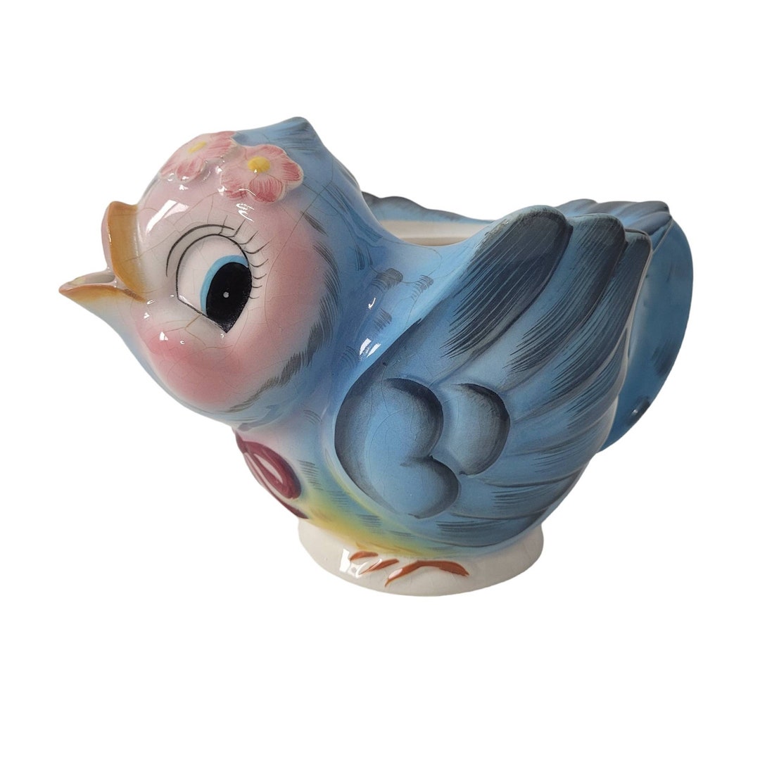 Vintage Mid Century ESD Japan (lefton) Blue Bird Teapot Without Lid - Etsy