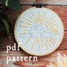 Daybreak Embroidery Pattern / Digital Hand Embroidery Pattern | Etsy