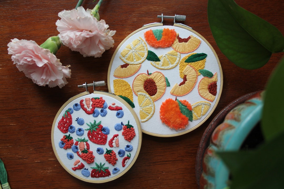 The Fruit Always Ripe Embroidery Pattern PDF / Digital Hand Embroidery ...