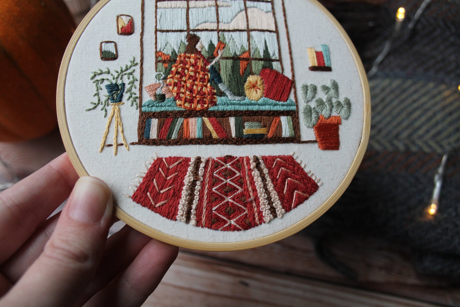 The Reading Nook Embroidery Pattern PDF / Digital Hand Embroidery ...