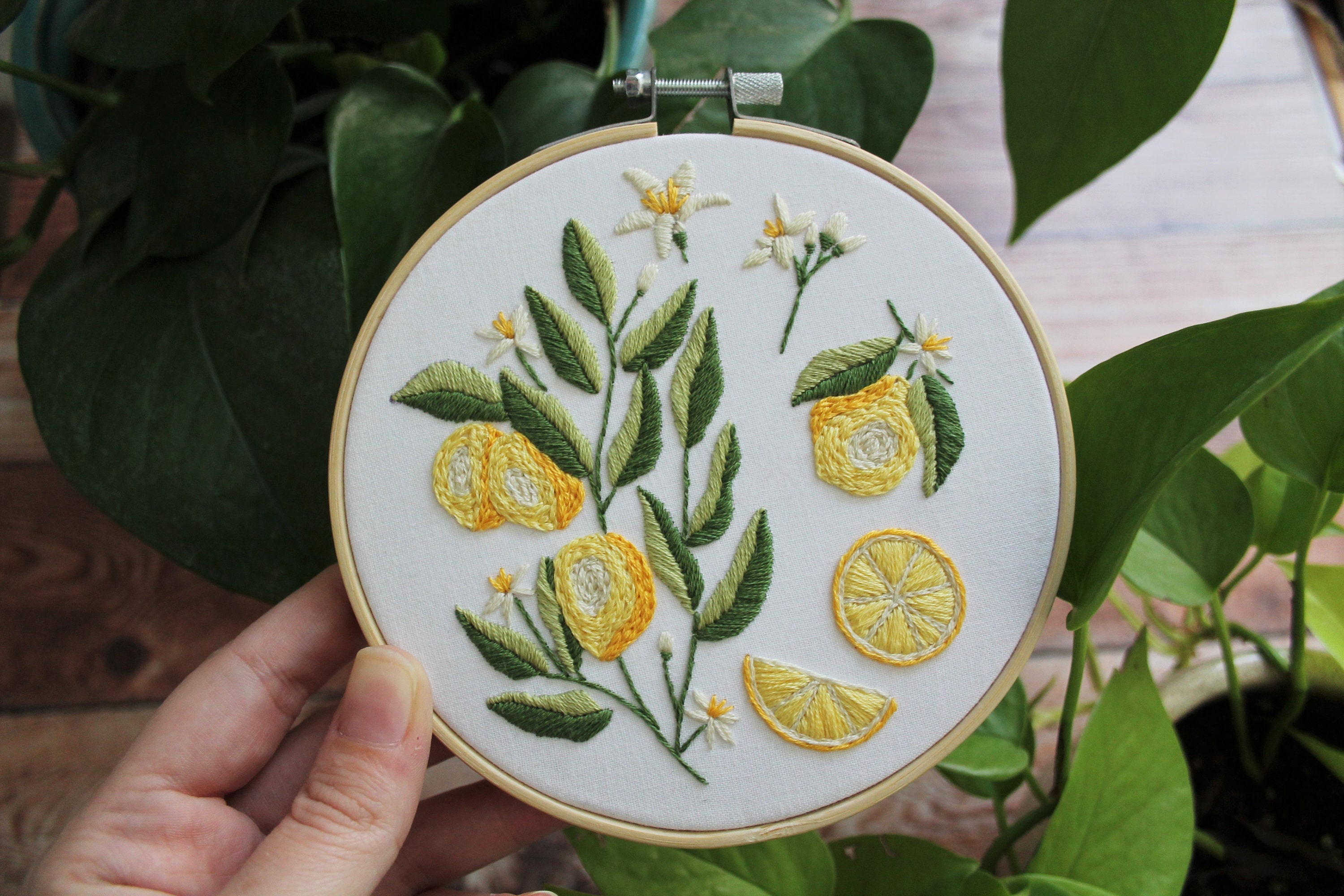 Fresh Lemons Pattern Embroidery Pattern PDF Beginner / Digital - Etsy