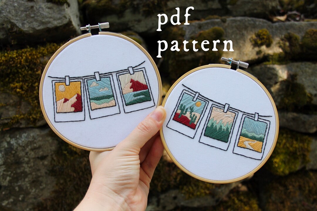 Adventures Embroidery Pattern PDF / Digital Hand Embroidery Pattern ...
