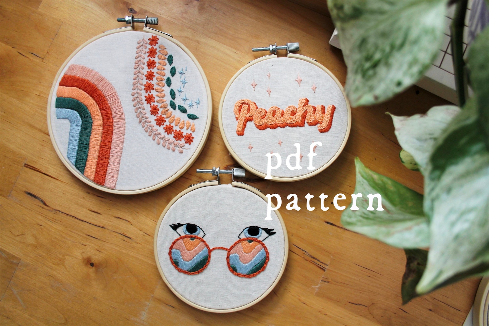 Retro Revival Embroidery Pattern Collection / Digital Hand - Etsy