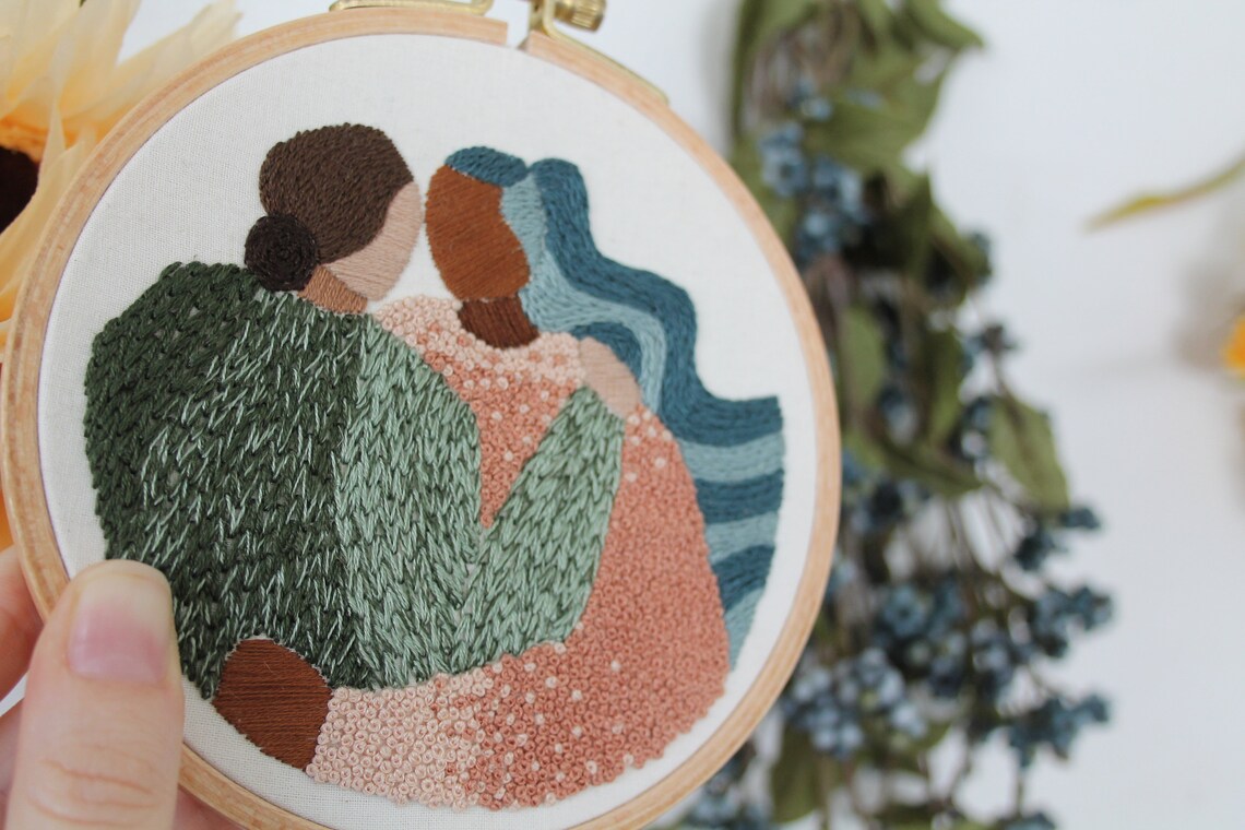 Embroidery Pattern PDF / Digital Hand Embroidery Pattern / | Etsy