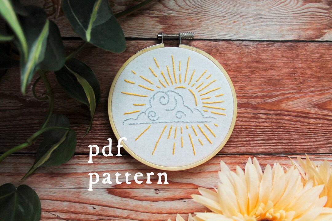 Daybreak Embroidery Pattern / Digital Hand Embroidery Pattern ...