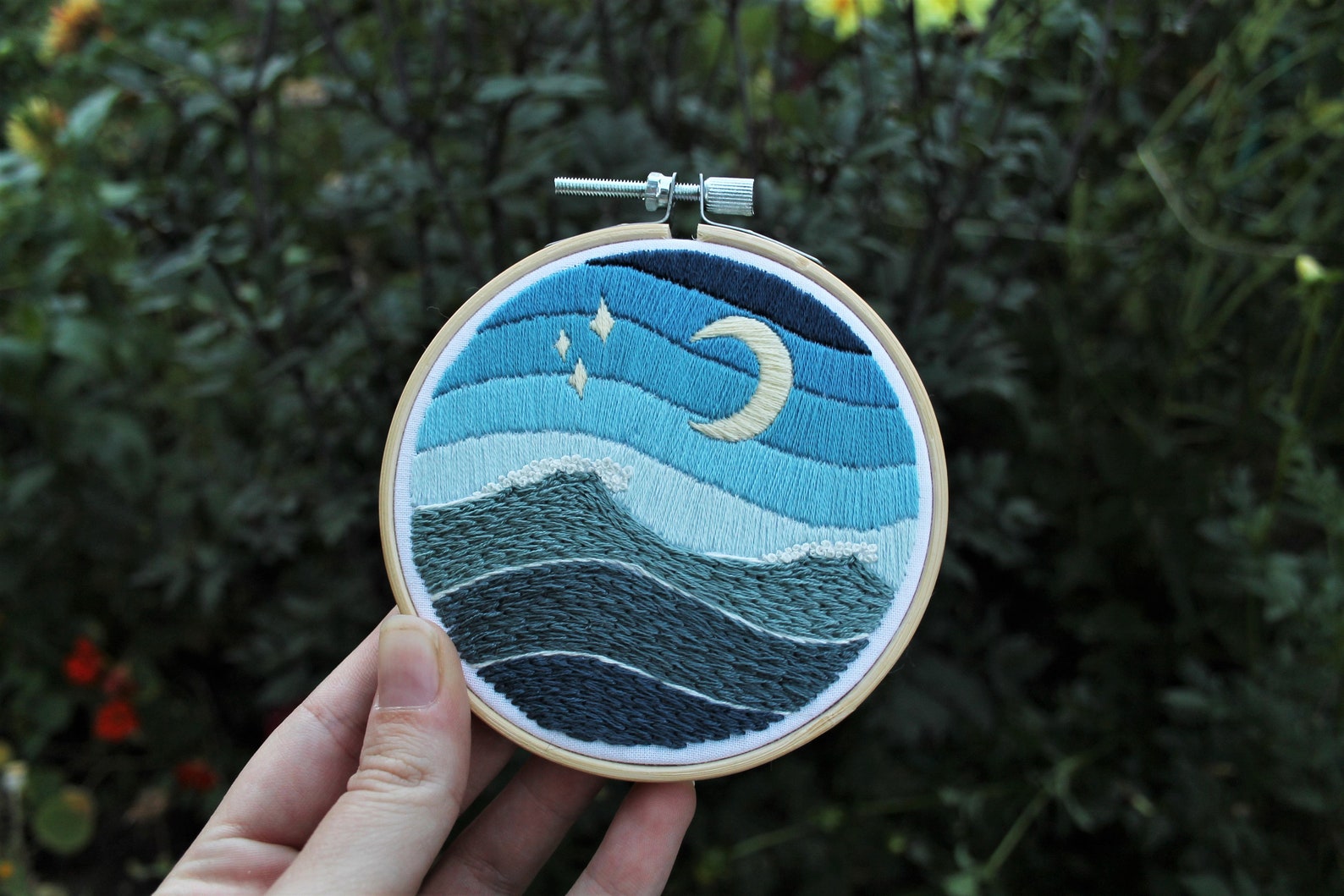 From Sunrise to Midnight Embroidery Pattern PDF / Digital Hand ...