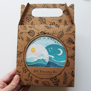 From Sunrise to Midnight Embroidery Kit / Digital Hand Embroidery ...