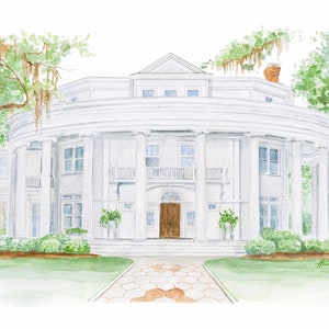 University of Georgia Arch, Athens, Georgia Ink Print on Heavy Fine Art ...