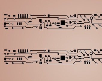 Circuit Board Decal - Etsy