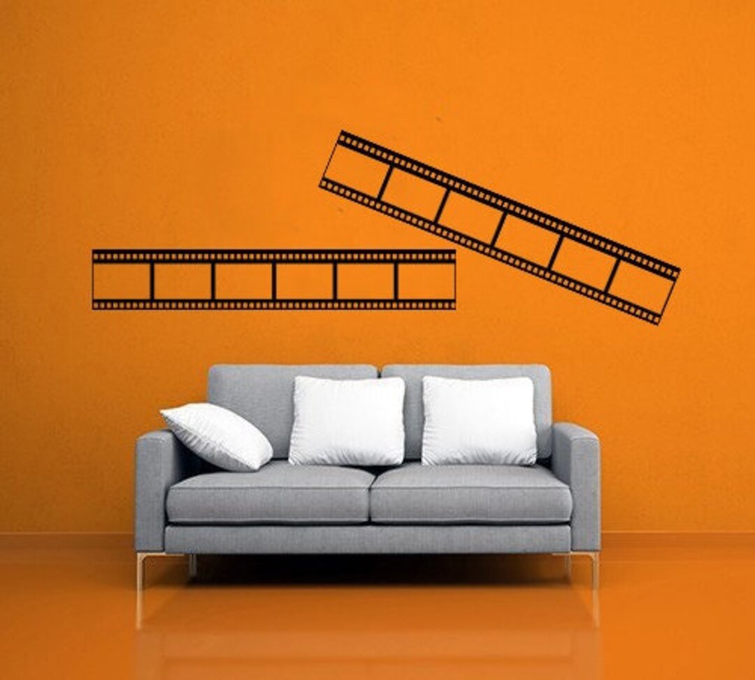 Film Strip Wall Decal 8 1/2" X 51" Living Room, Bedroom, Game Room, Den ...