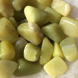 Lemon Jade Nifty Nephrite Jade Tumbles - Etsy