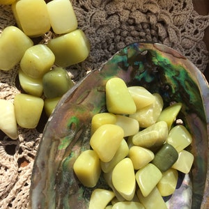 Lemon Jade Nifty Nephrite Jade Tumbles - Etsy