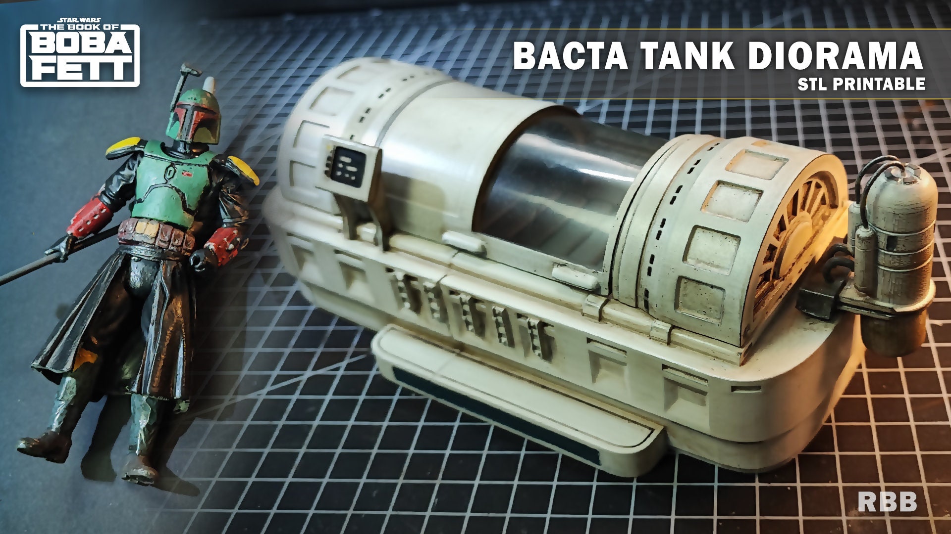 Book of Boba Fett Inspired - Bacta Tank Diorama - Etsy