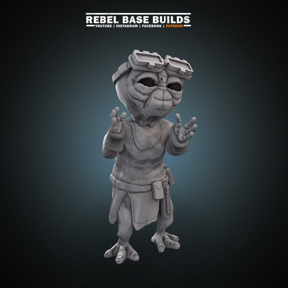 The Anzellans Workshop Entrance Diorama babu Frik - Etsy