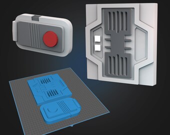 Star Wars / Lightyear Inspired Control Panel Style 1 STL - Etsy