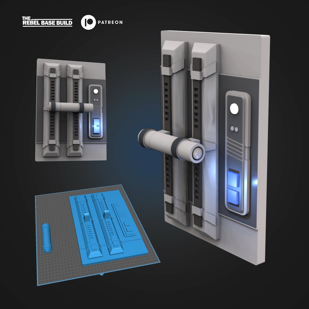 Star Wars / Lightyear Inspired Control Panel Style 1 STL - Etsy