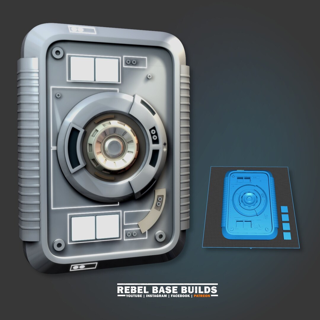 Jedi Survivor Inspired Control Panel STL - Etsy