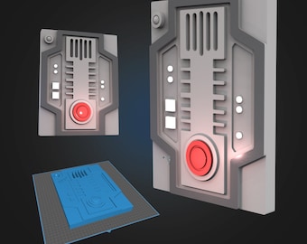 Star Wars / Lightyear Inspired Control Panel Style 1 STL - Etsy