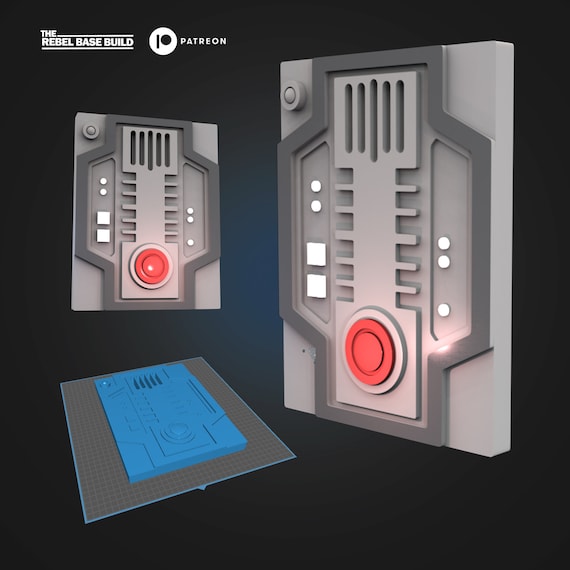 Star Wars / Lightyear Inspired Control Panel Style 4 STL - Etsy