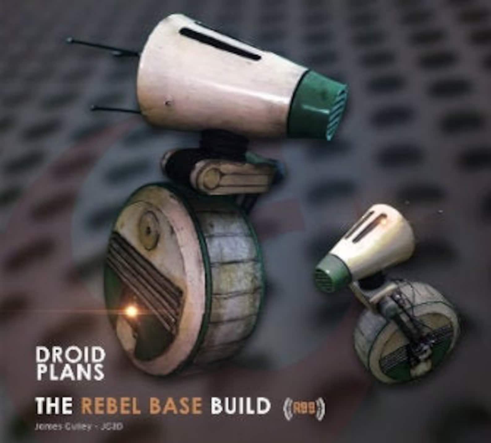 EVA Foam Plans - Build Your Own Full Size 'D-0' Droid From Star Wars ...