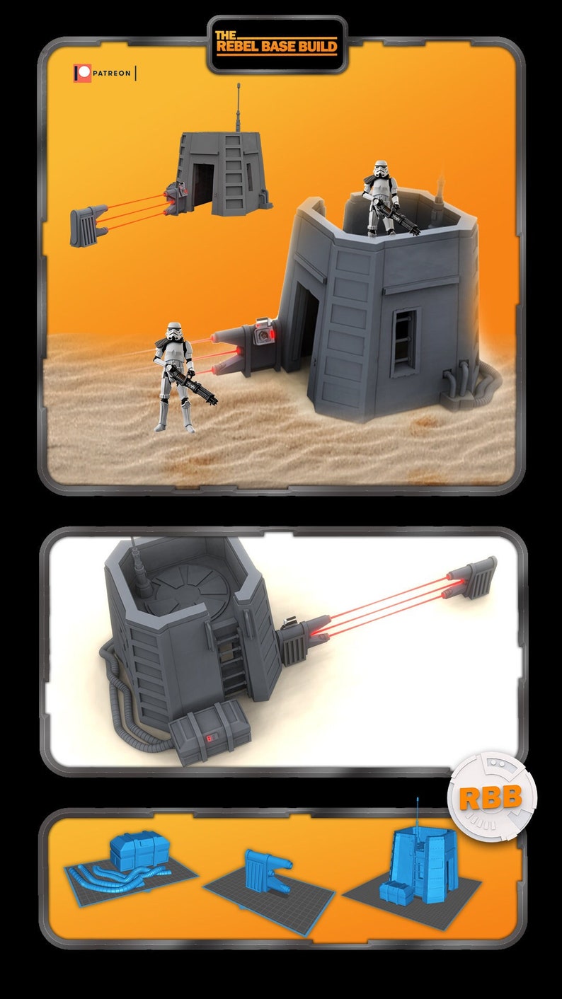 Mapuzo Outpost Diorama Inspired by Obi Wan - Etsy