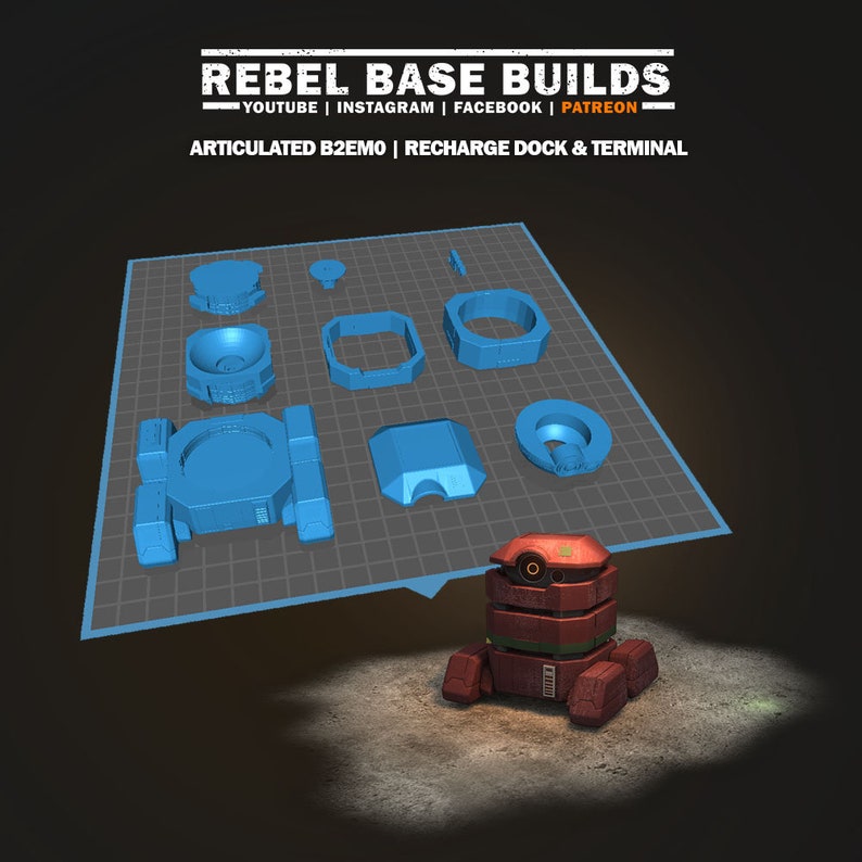 B2EM0 - Andor Inspired Black Series Scale Detailed STL Articulated ...