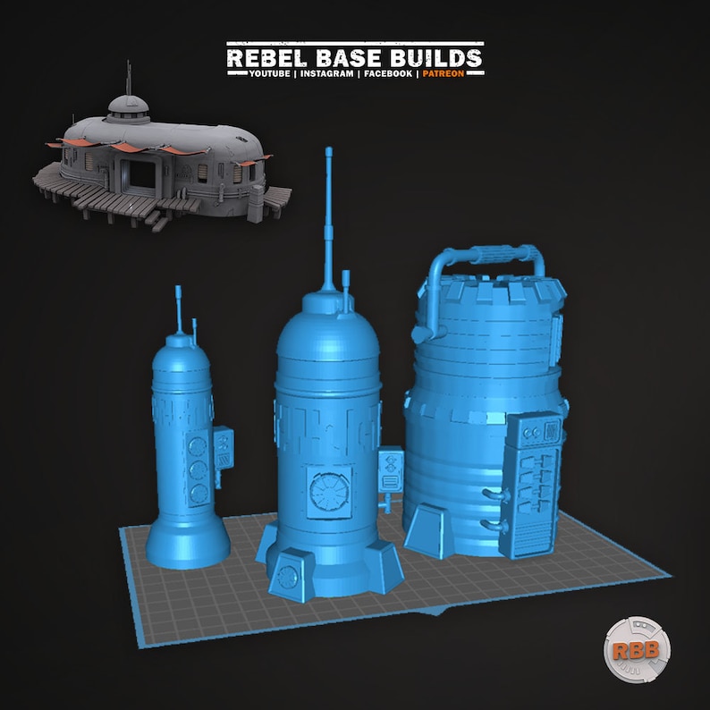 Star Wars Inspired Diorama Accessories (free Town / Mos Pelgo) - Etsy