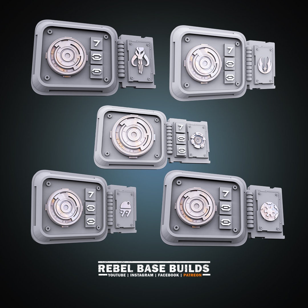 Star Wars Inspired Control Panels Faction Insignias - Etsy