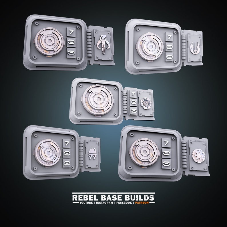 Star Wars Inspired Control Panels Faction Insignias - Etsy