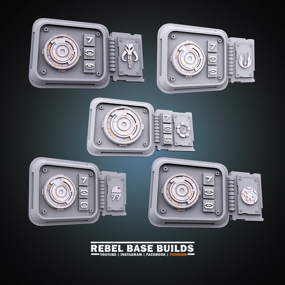 Star Wars Inspired Control Panels Faction Insignias - Etsy