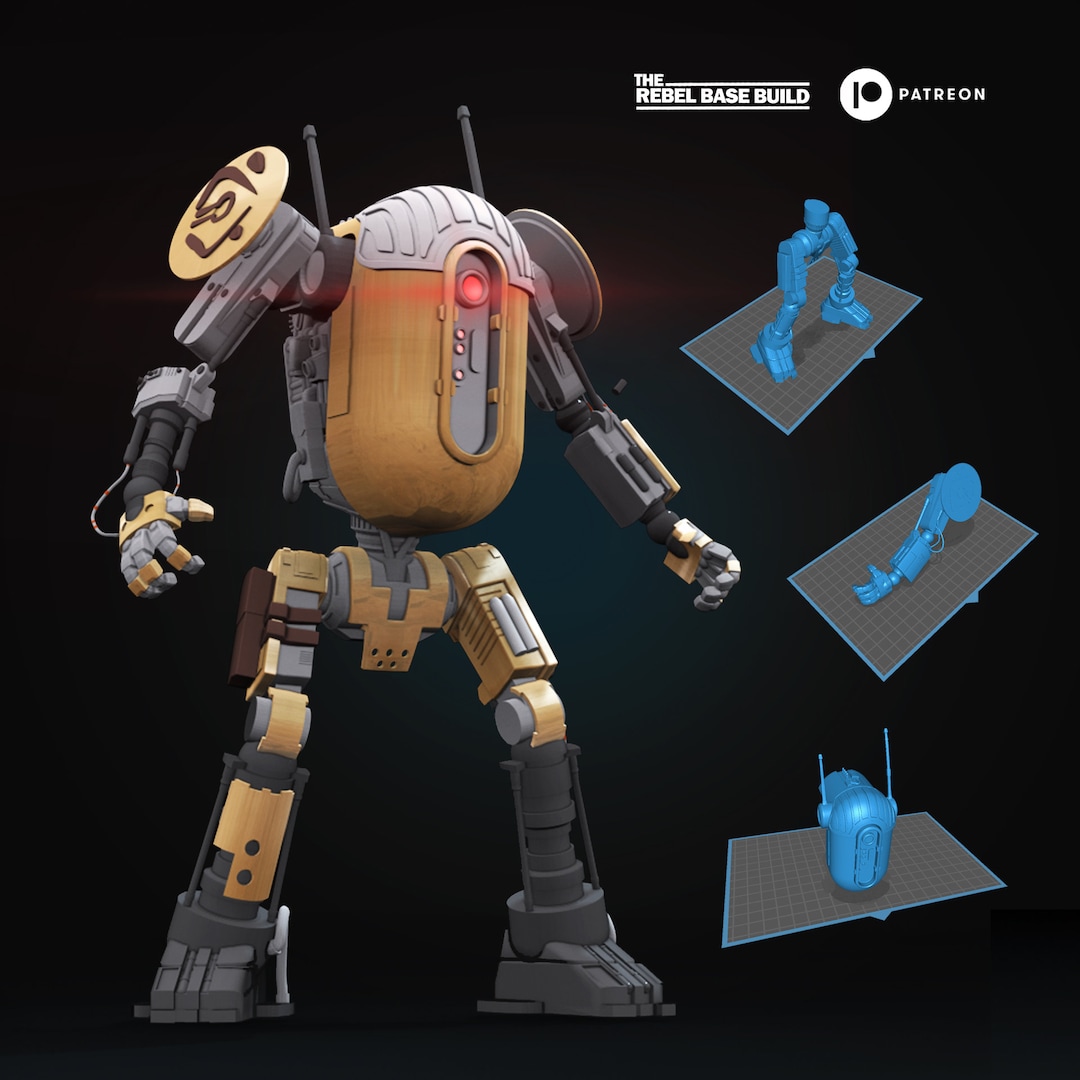 Star Wars the Fallen Order Black Series Inspired Bounty Hunter Droid ...